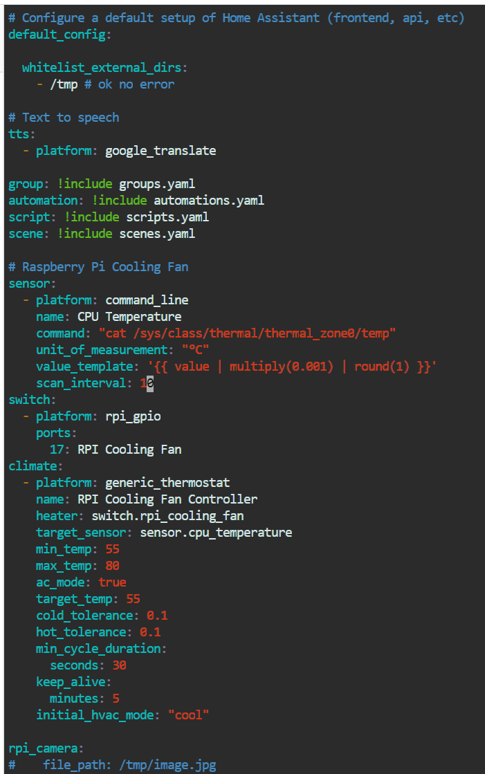 Rpi_camera: - Configuration - Home Assistant Community