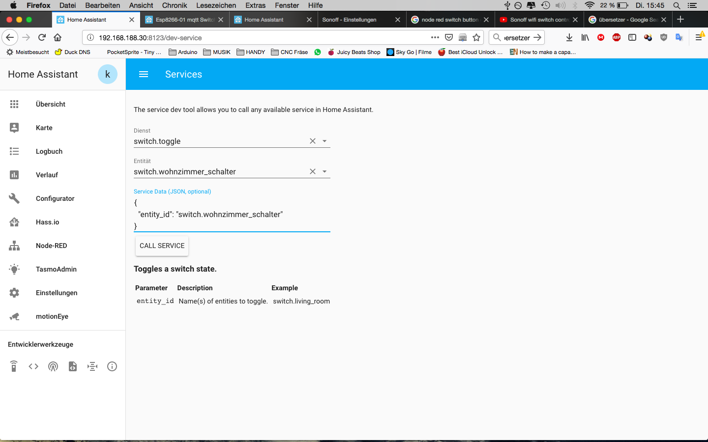 Esp8266 01 Mqtt 3 Switches With Tasmota Firmware Mqtt Home