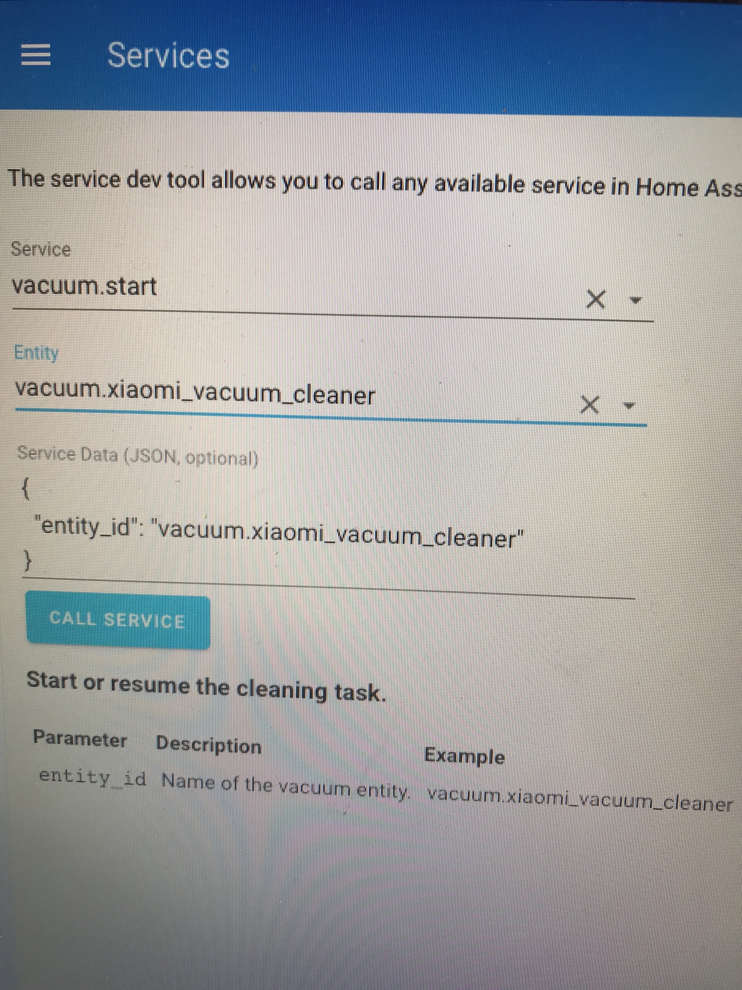 Xiaomi Vacuum toggle for HomeKit - or creating a “start clean” switch ...