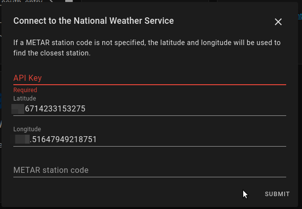 NWS Integration API Key - Where to obtain ley? - Configuration - Home ...