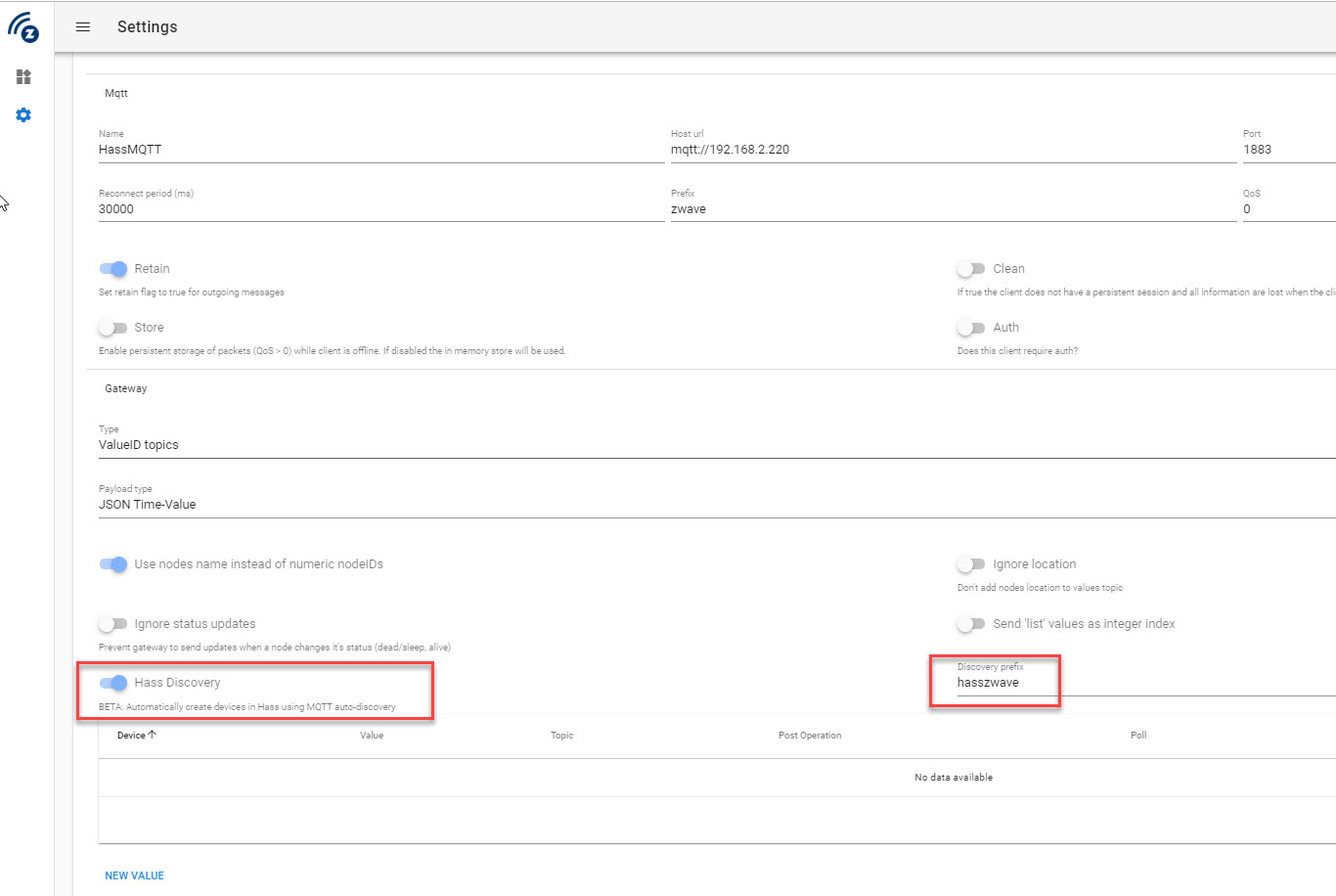 Mqtt Autodiscovery Location Stored Manual Defined Mqtt Devices Configuration Home