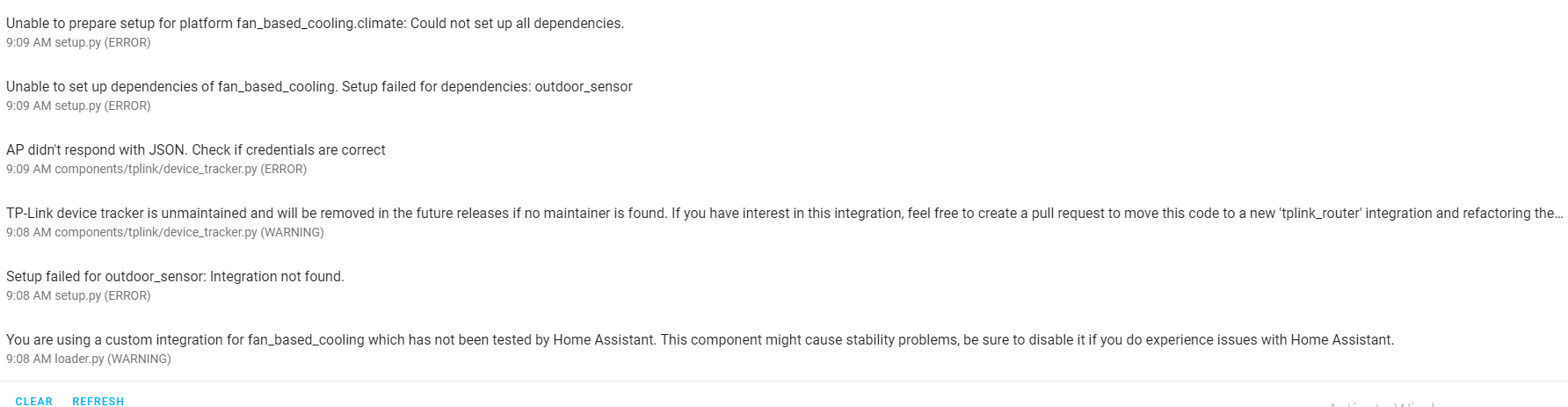 Config Error With Custom Platform Configuration Home Assistant Community