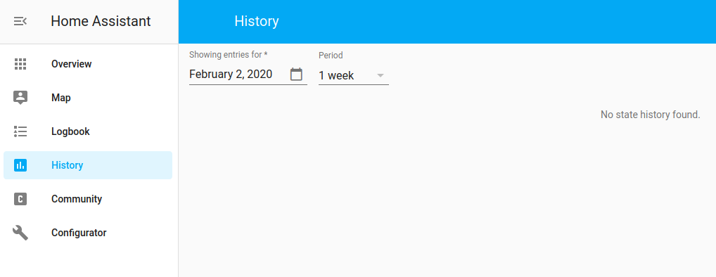No State History Found How Do I Get It Back Configuration Home Assistant Community