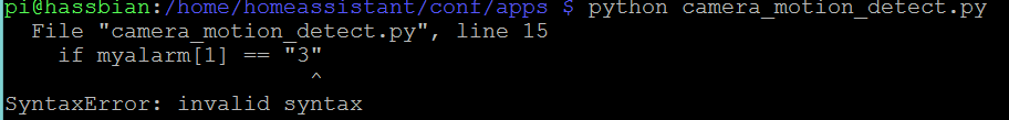 Noobie with python syntax error - AppDaemon - Home Assistant Community