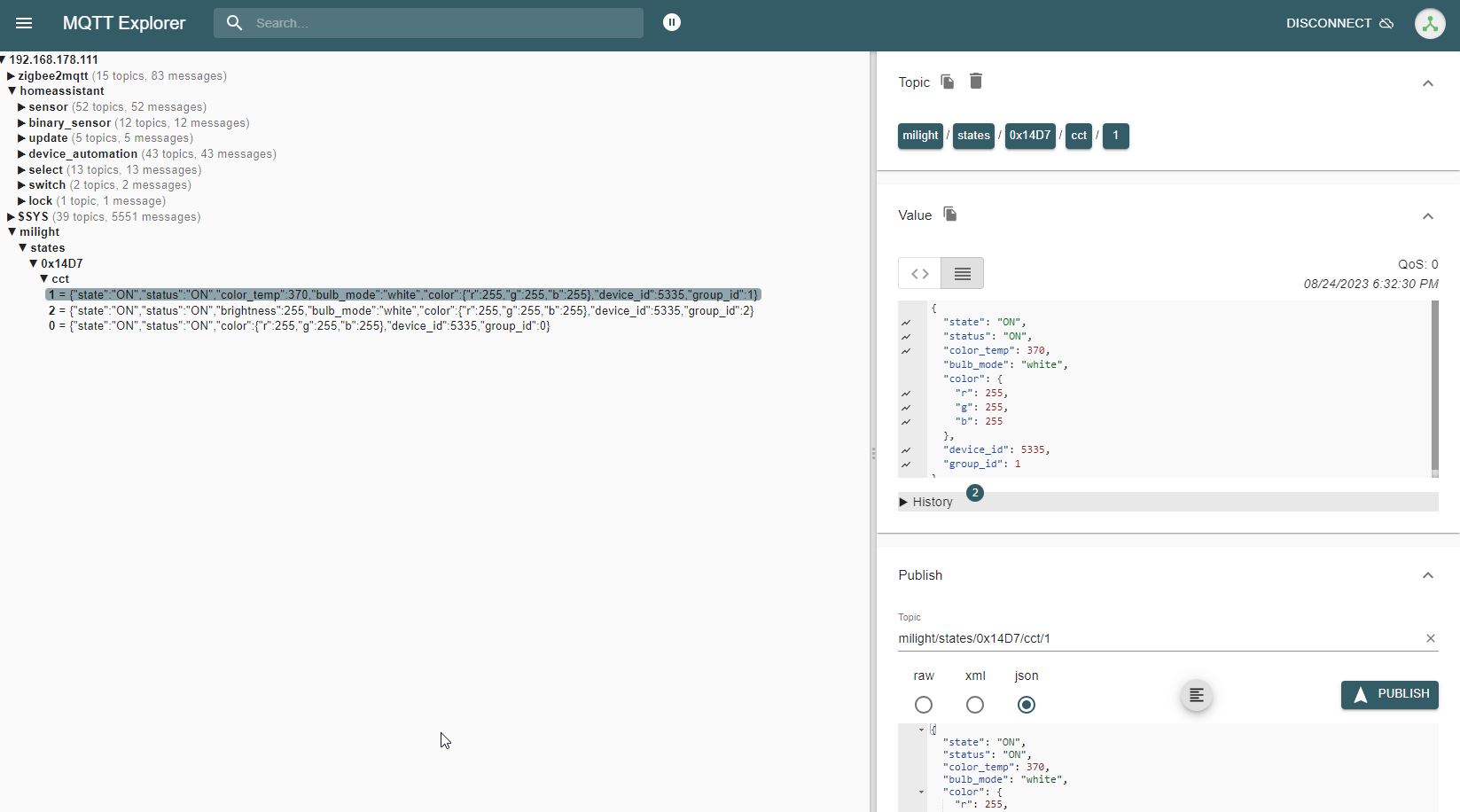 Can't get esp8266_milight_hub connected - Configuration - Home Assistant Community