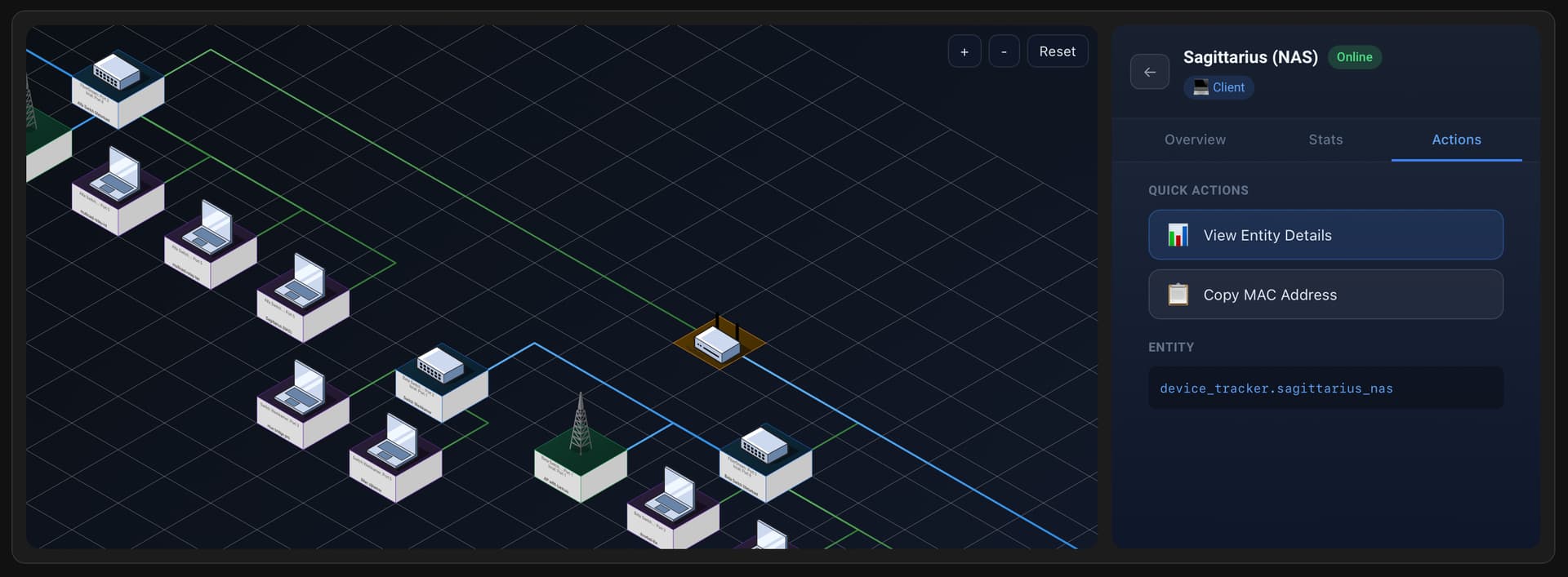 I built a topology map for UniFi network, with lovelace custom card ...
