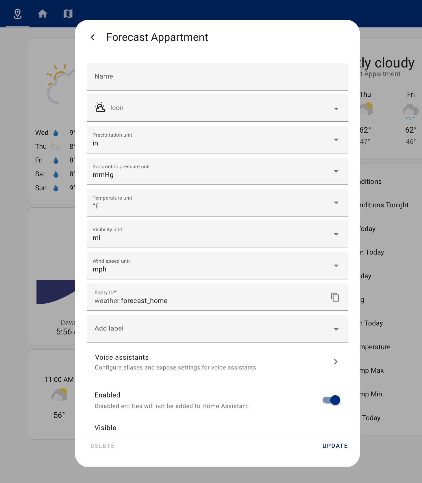 Clock Weather Card - little help with styling needed - Frontend - Home ...