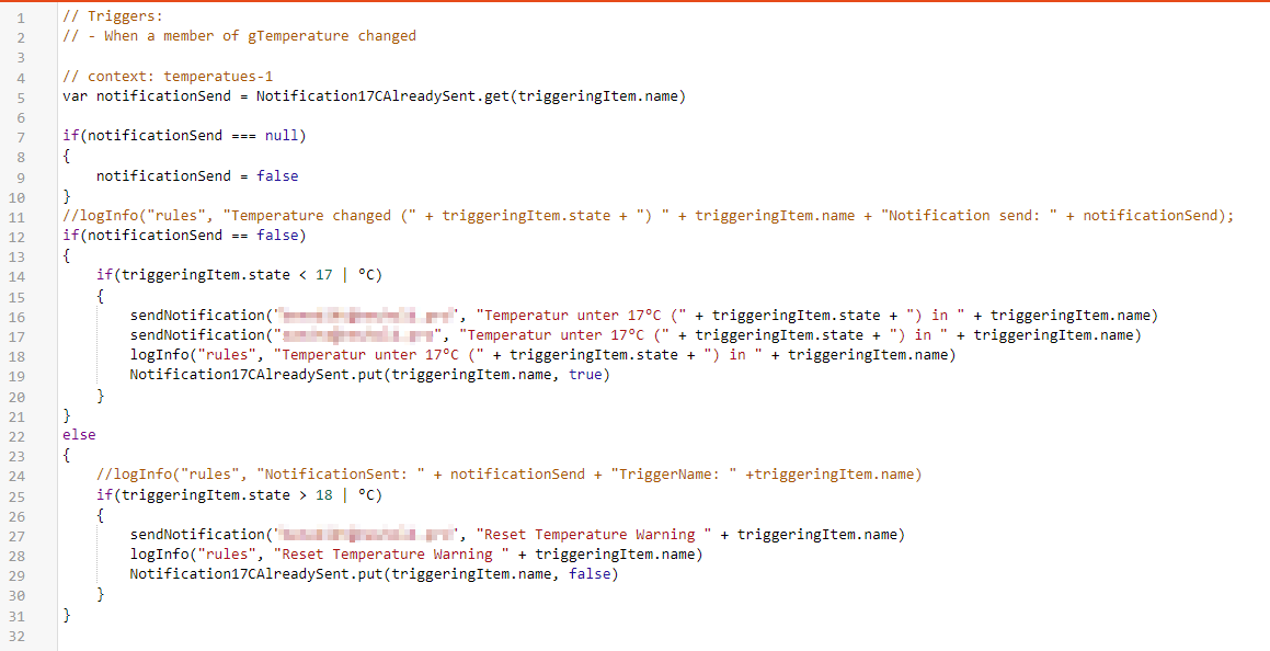 Automation for temperature warning - Configuration - Home Assistant ...