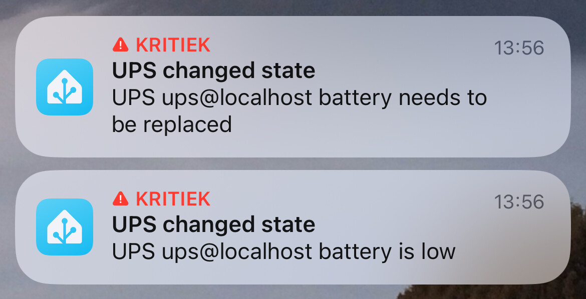 NUT Ups alert: battery needs to be replaced? - Configuration - Home ...