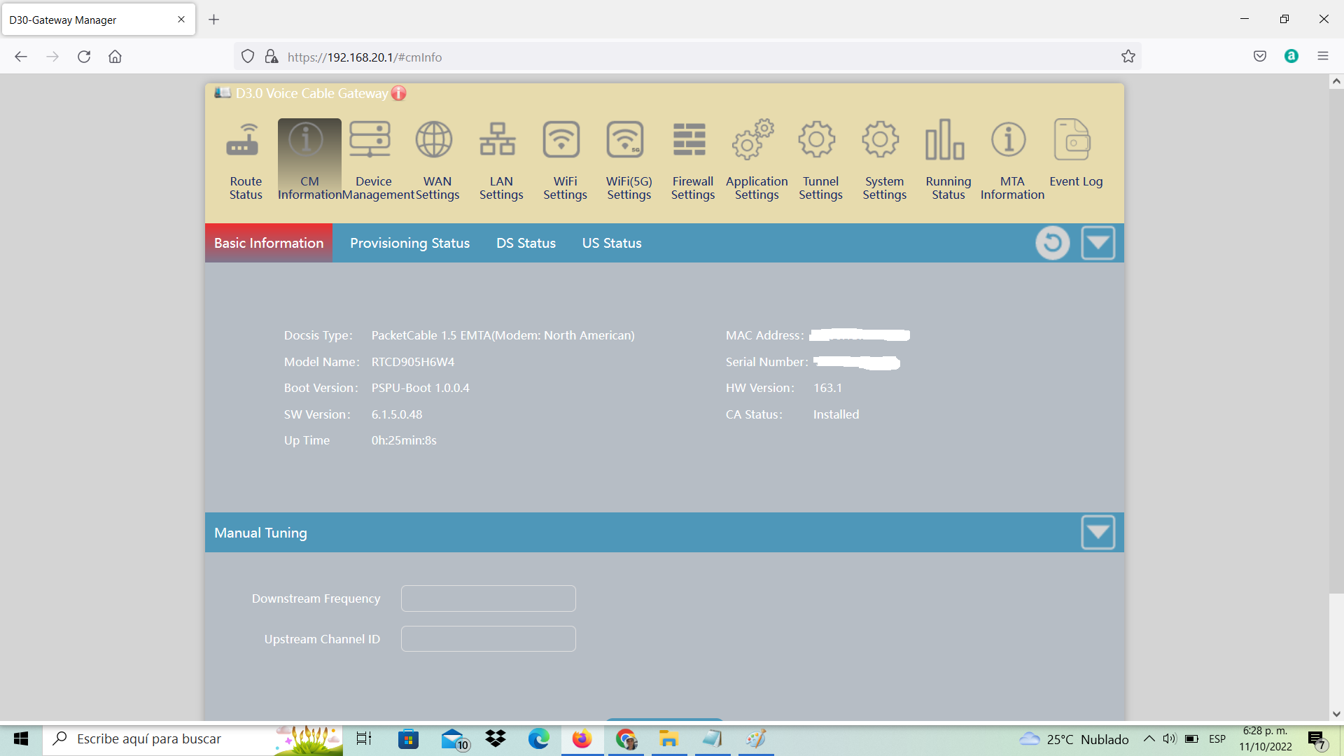Modem Configuration Configuration Home Assistant Community