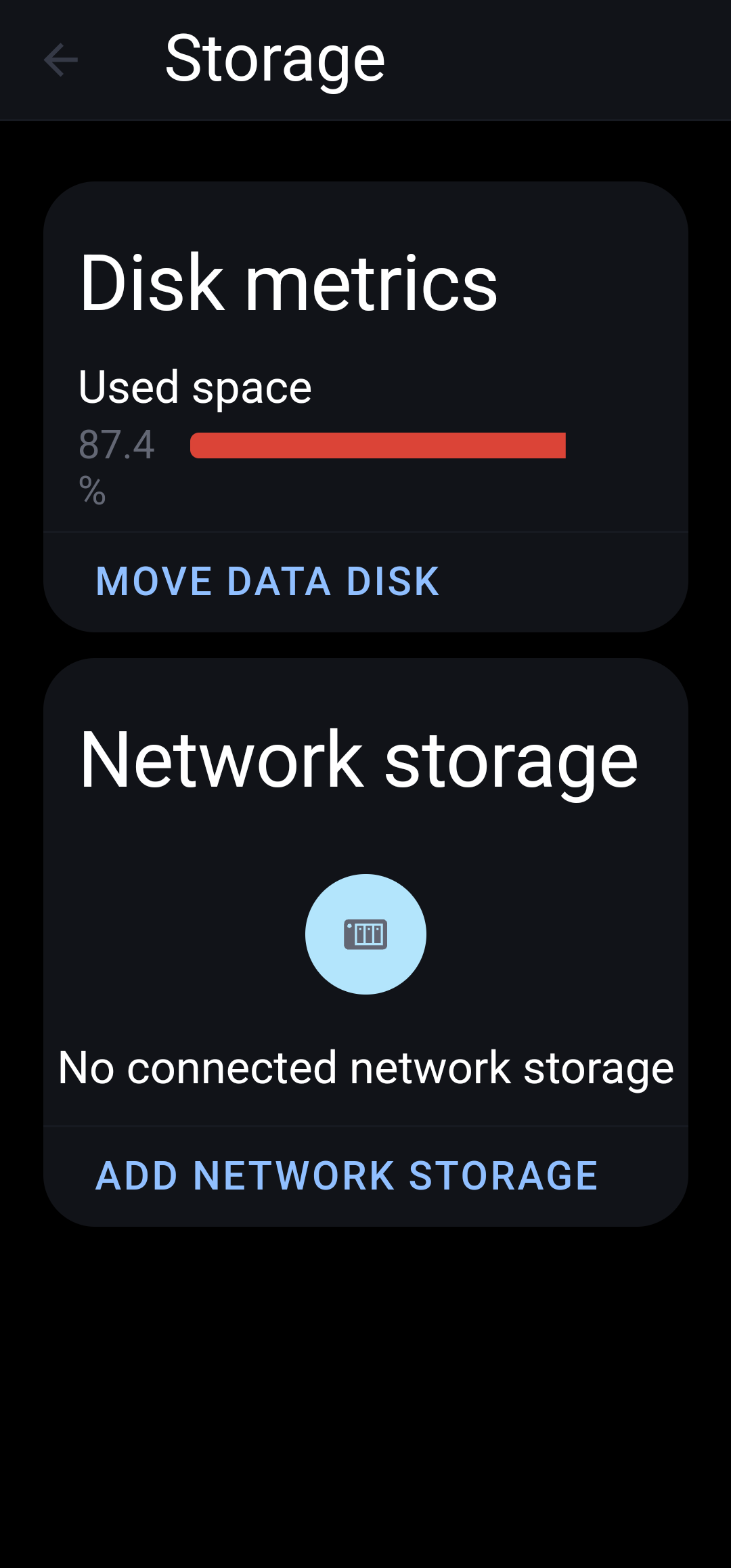 Disk Metric shows 87% of the disc space used - Hardware - Home ...