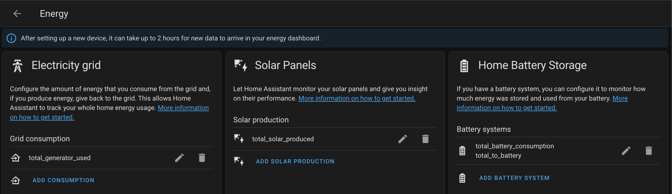 Another "Energy Dashboard showing no data" post - Configuration - Home ...