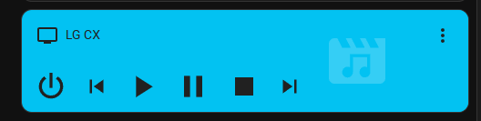 How do I add volume and input sources option to the Media Player card ...