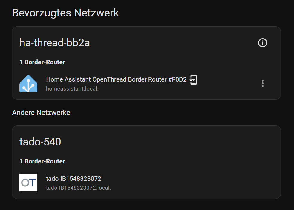 Extension of existing Thread network with Tado X Bridge? - Matter ...