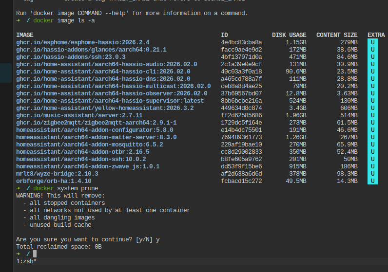 Disk space being eaten up - Installation - Home Assistant Community