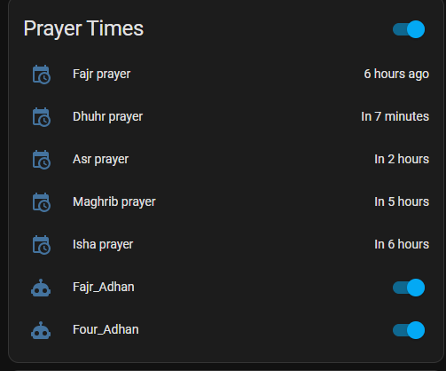 Adhan Azan Automation Home Assistant - Page 21 - Share your Projects ...