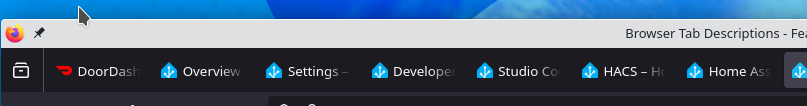 Browser Tab Descriptions - Feature Requests - Home Assistant Community