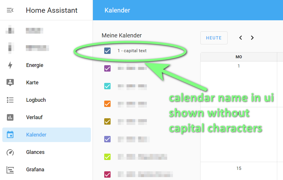 Local Calendar - Maintain uppercase characters for created calendars ...