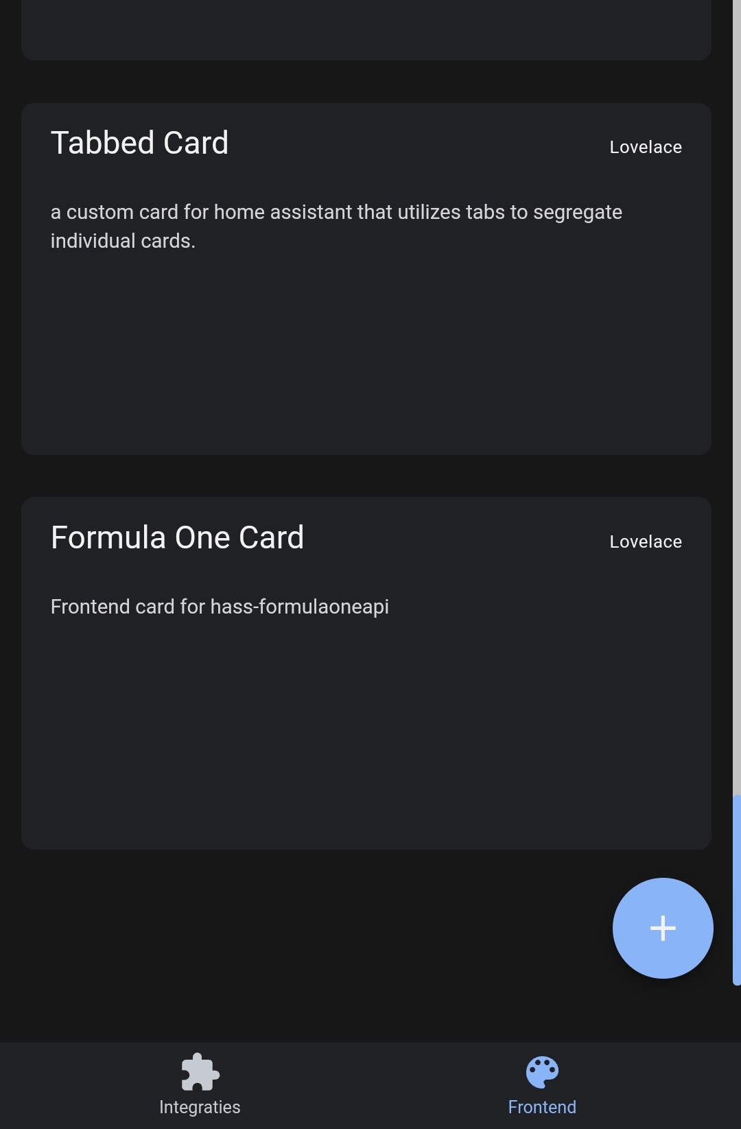 Formula One Card - Page 7 - Dashboards & Frontend - Home Assistant ...