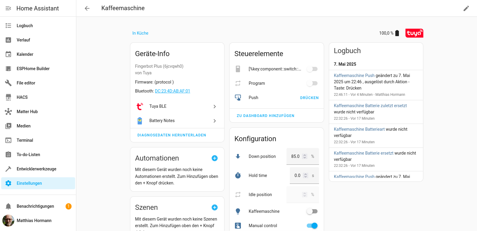 Tuya BLE integration, includes fingerbot - Page 8 - Third party ...