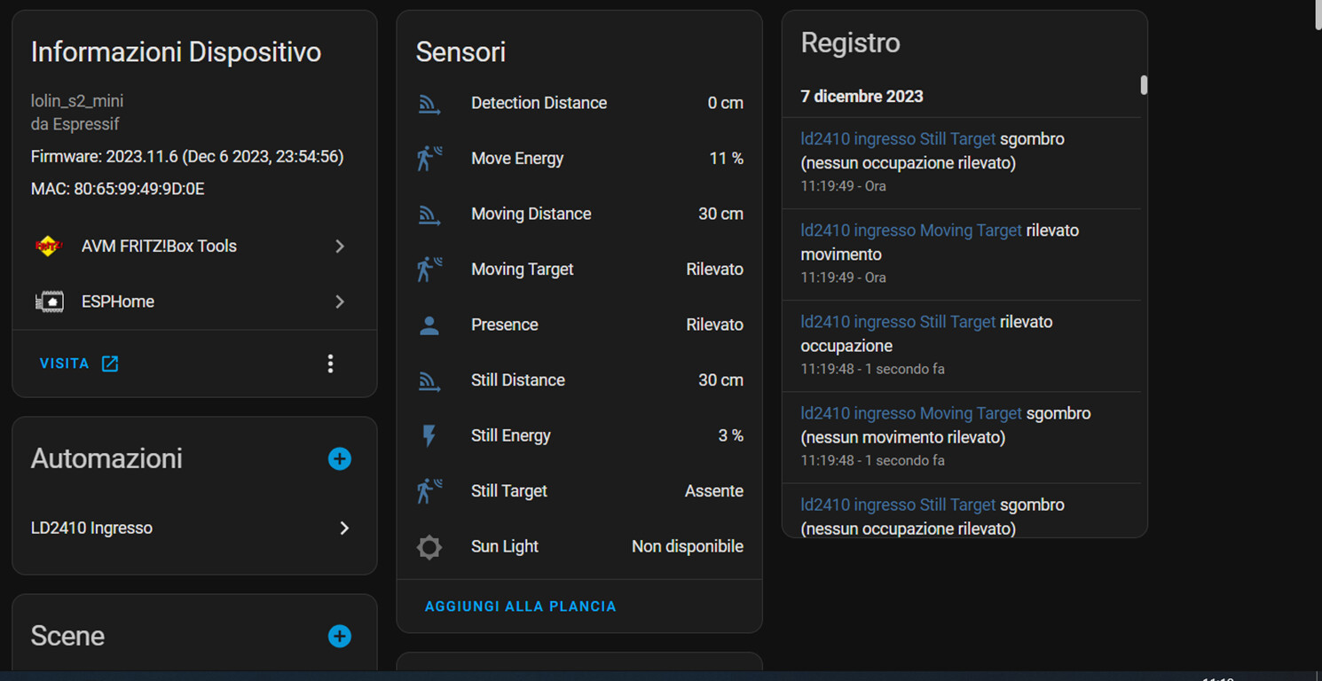 Build a smaller human body radar sensor using ESP32-S2 and LD2410C - ESPHome - Home Assistant ...
