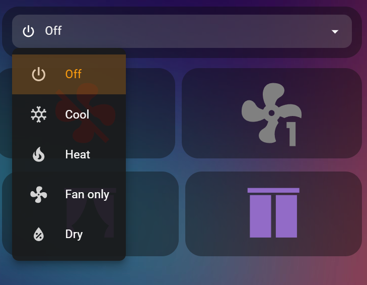 Tile Card with Dropdown only. No Icon or name - Frontend - Home ...