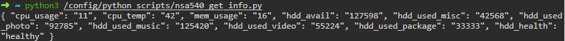 Zyxel-NSA310-Home-Assistant Monitoring - Share your Projects! - Home ...