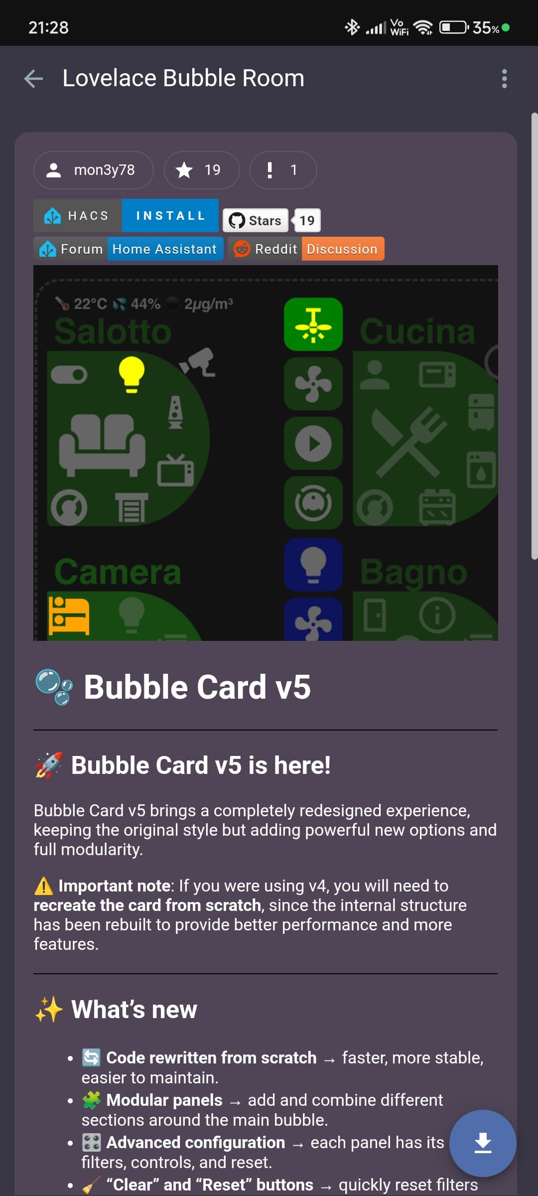 Bubble-room - Page 4 - Dashboards & Frontend - Home Assistant Community