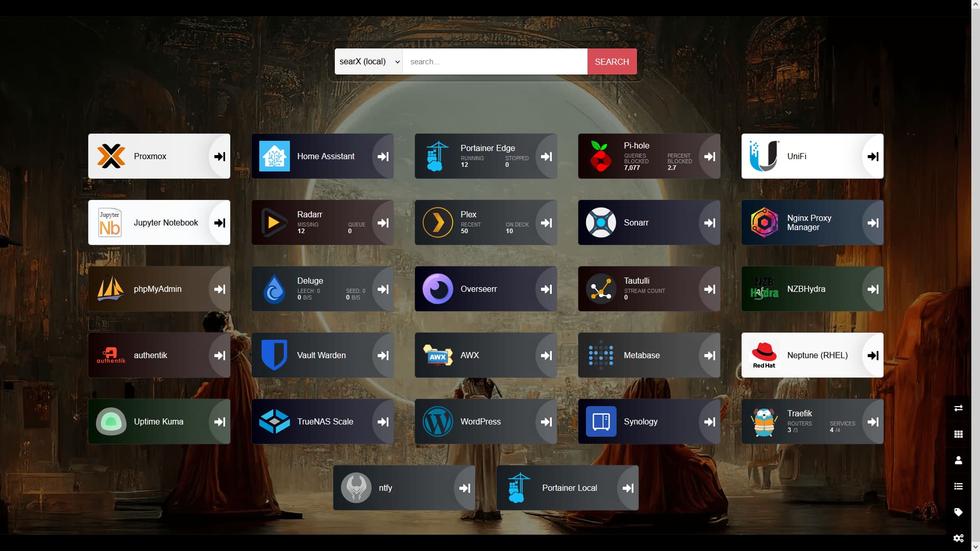 heimdall dashboard