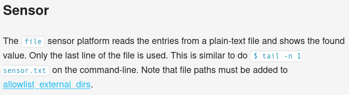 First Sensor Tutorial - Configuration - Home Assistant Community