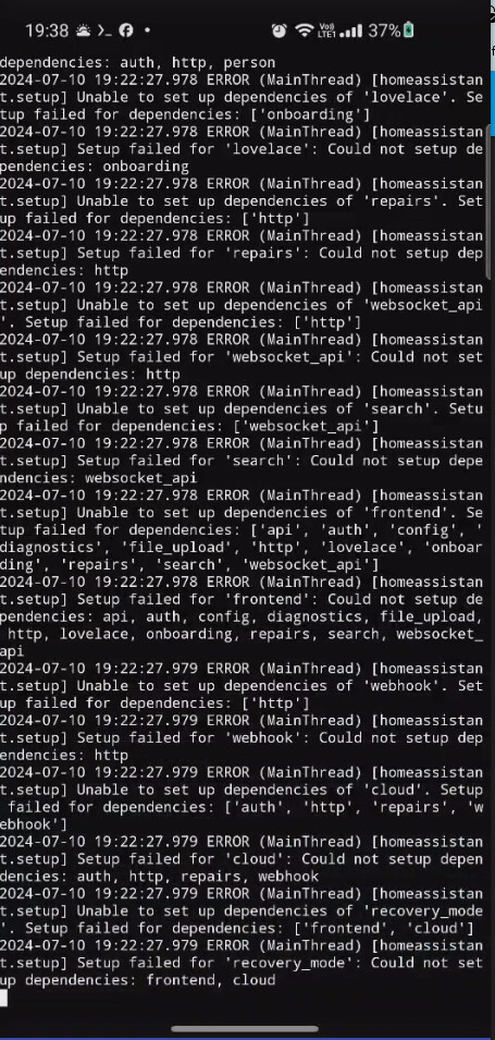 Homeassistant Core On Android Installation Home Assistant Community