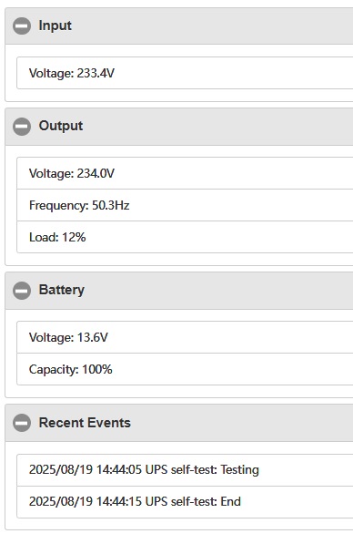 Getting json data from Bluewalker UPS running Winpower software - Configuration - Home Assistant ...