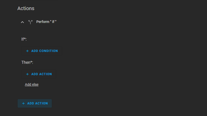 Condition Only For One Action In The Automation Configuration Home