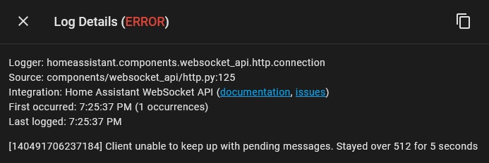 Source: components/websocket_api/http.py:125 - Home Assistant Community