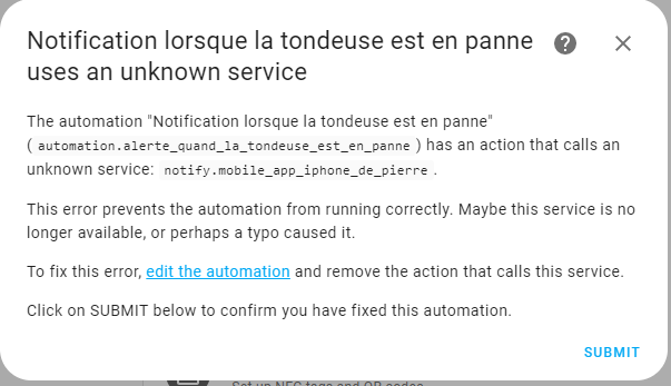 Service Notify mobile app Gone Configuration Home Assistant Community