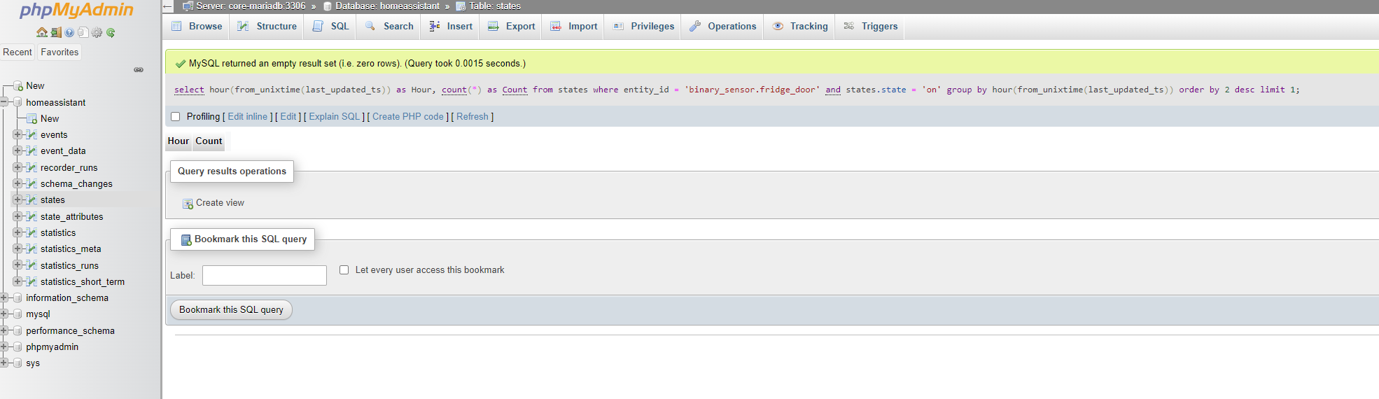Finding the most frequent time a door is opened based on a history of ...