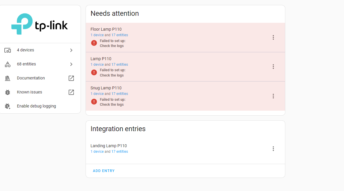 TP-Link Smart Home integration authentication - Configuration - Home ...