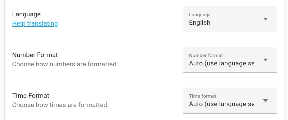 Locale support for date and time and decimal separator - Feature ...