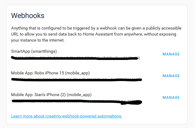 Webhooks Missing - Configuration - Home Assistant Community