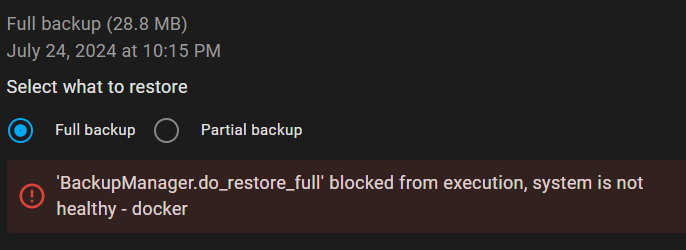 Cant Load The Backup After Reset Configuration Home Assistant Community