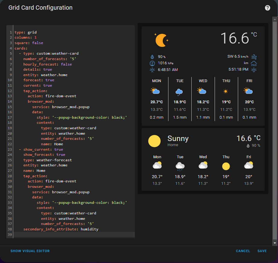 Weather Card | Old + New = Better? - Share your Projects! - Home ...