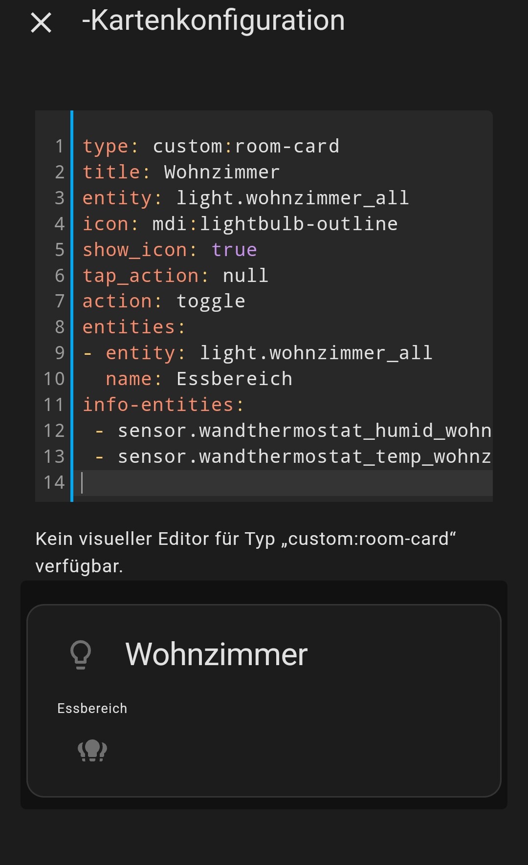 Custom card: Room Card - Share your Projects! - Home Assistant Community