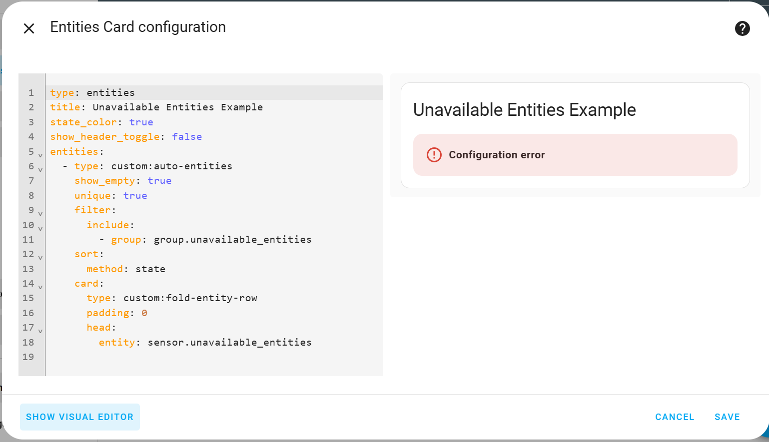 Unavailable Unknown Entity Monitoring Template Sensor Page 20 Share Your Projects
