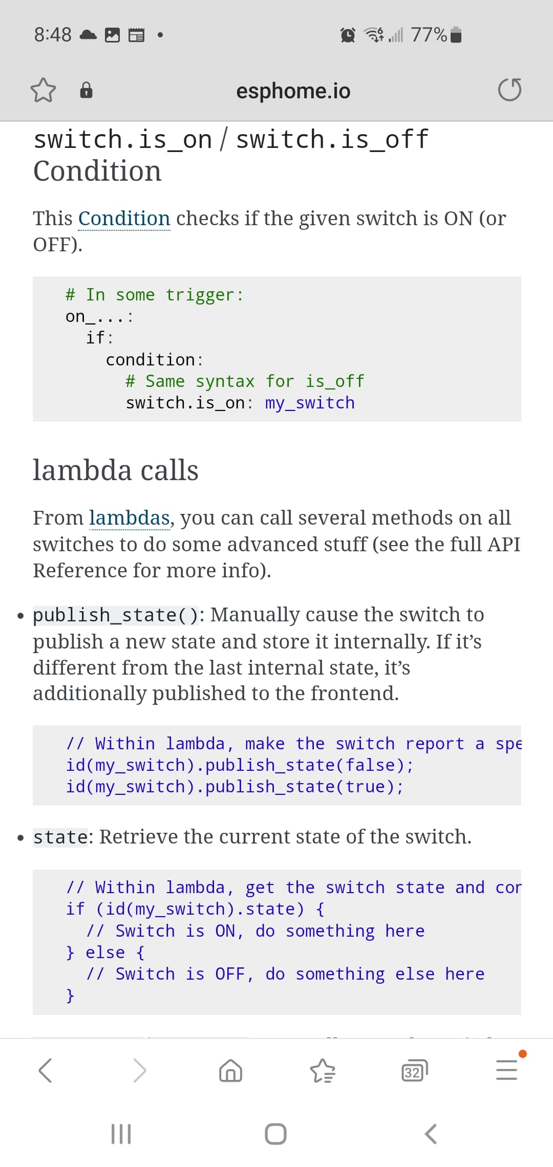 Lock Switch State Esphome Home Assistant Community