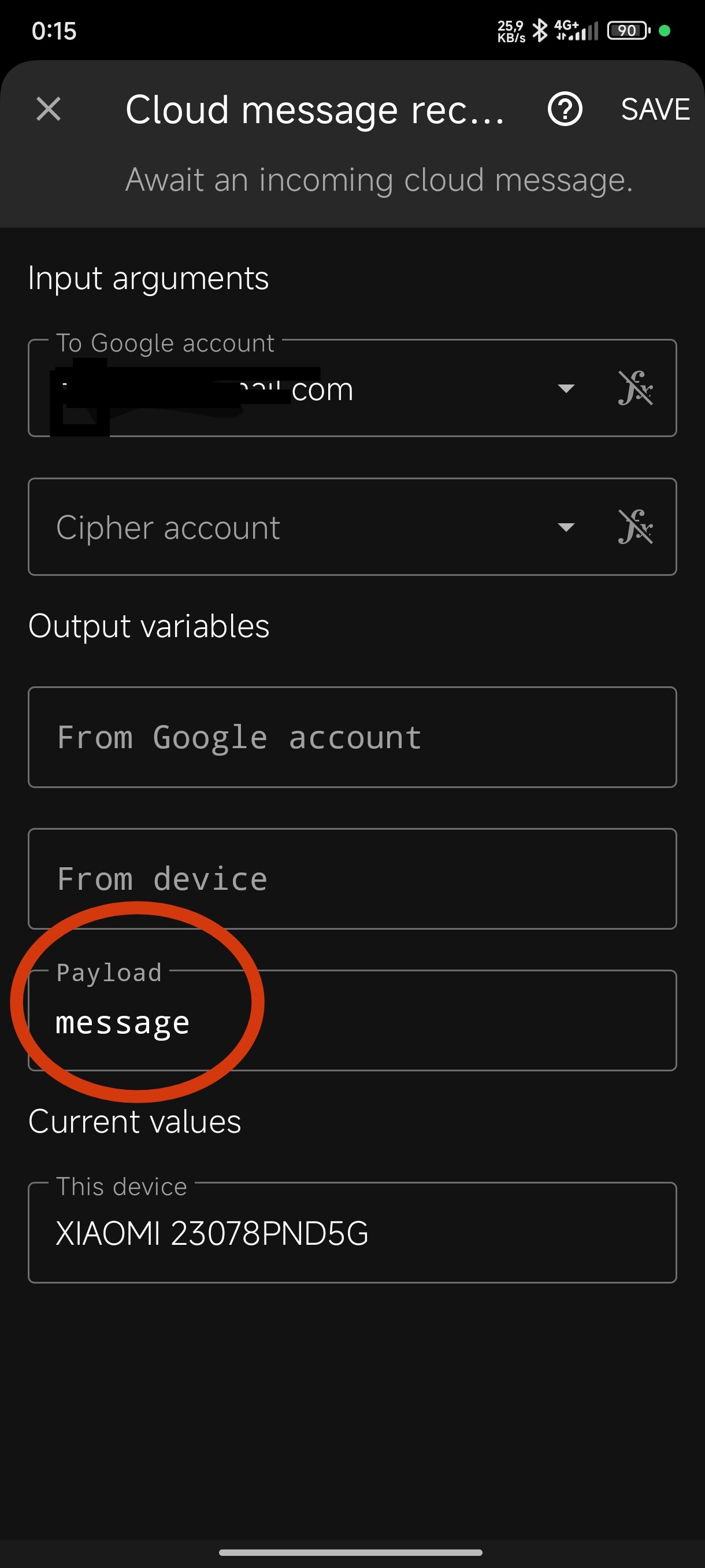 Cloud message in HA to Automate llamalab - Third party integrations ...