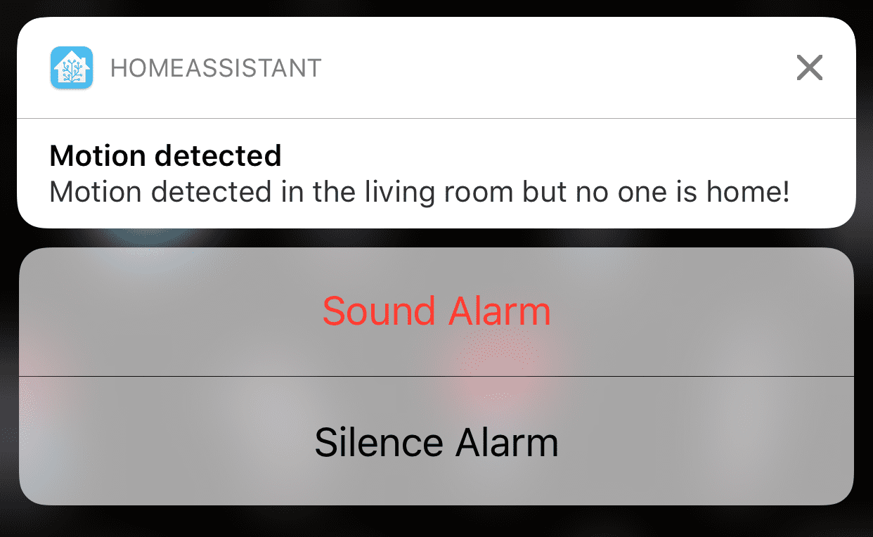 Actionable Notification Have To Hold Notification To Get Actions Home Assistant Companion