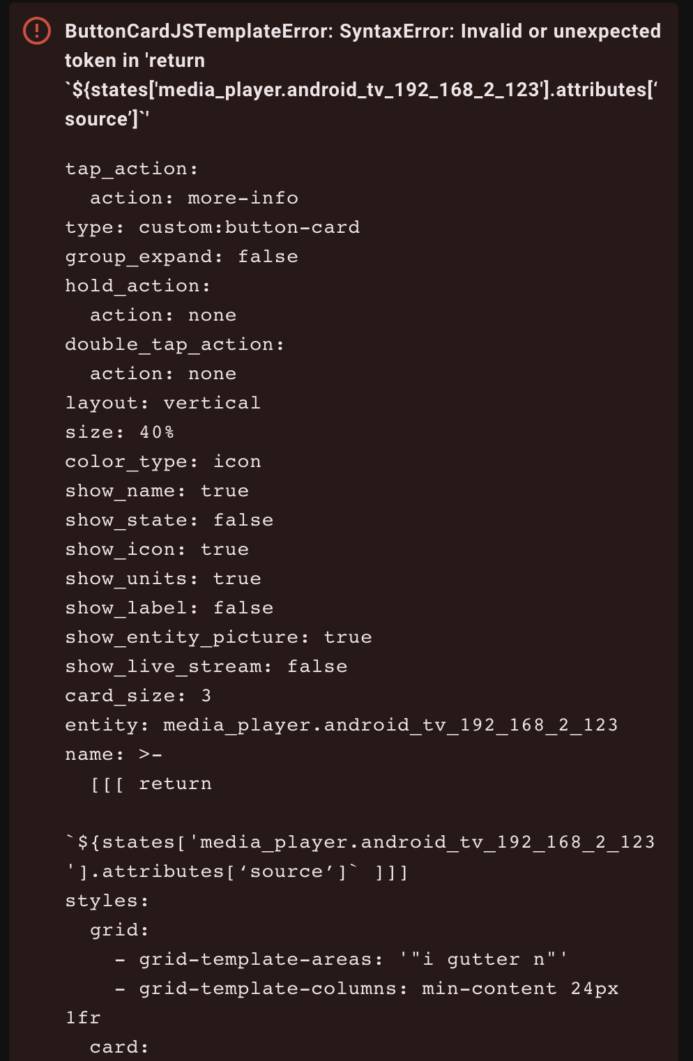 Lovelace: Button card - Dashboards & Frontend - Home Assistant Community