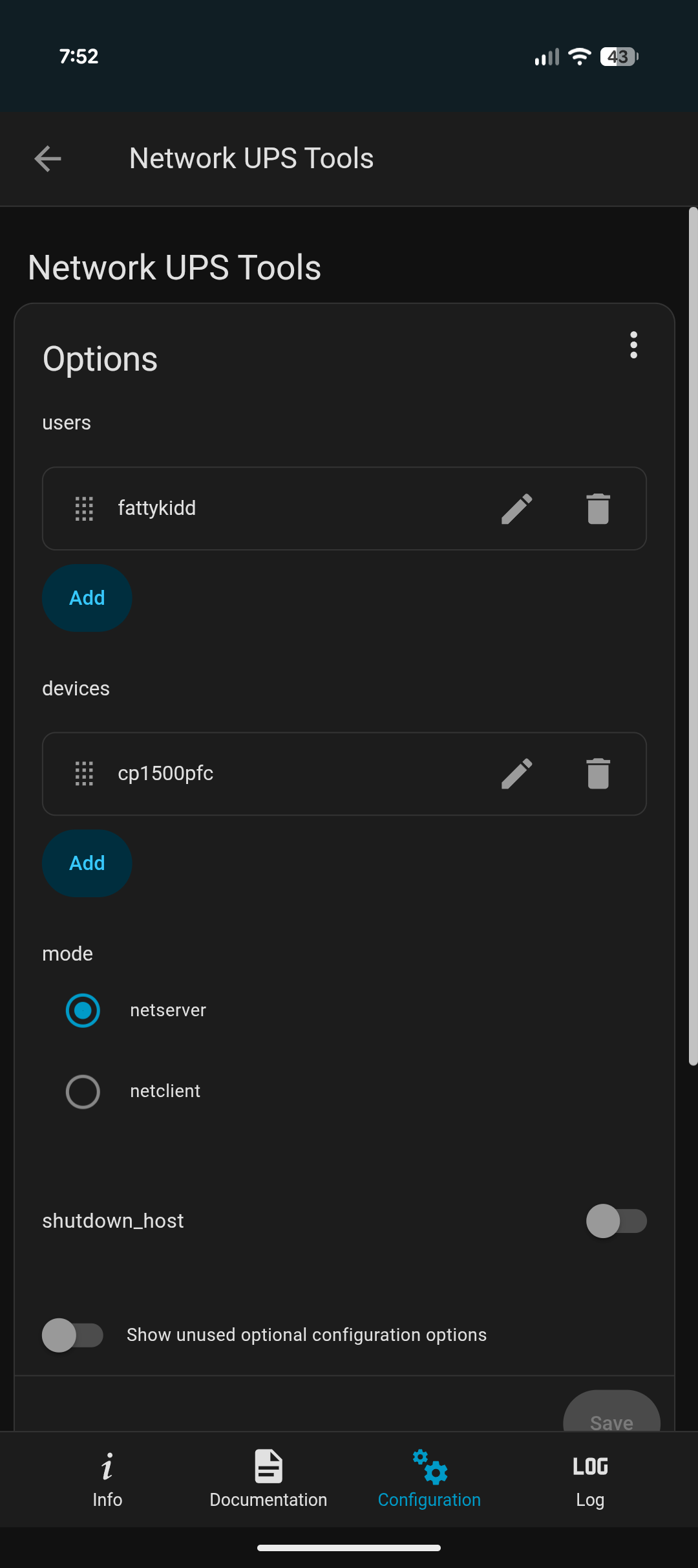 UPS Connection Error - Installation - Home Assistant Community