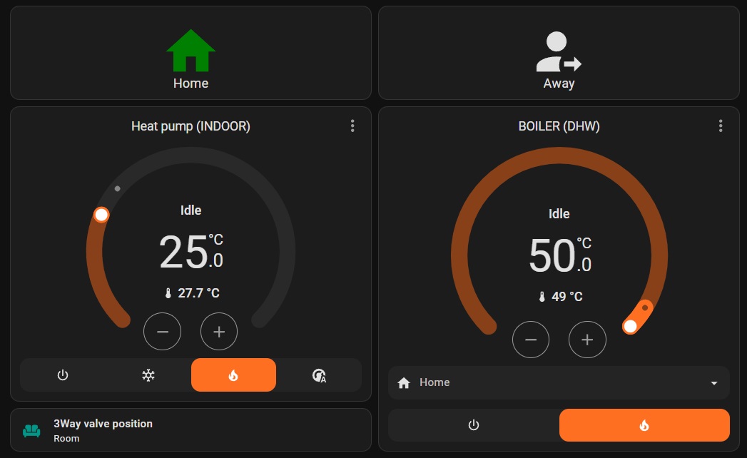 Here is a example of samsung heatpump conversions when using wifi-kit and smart things ...