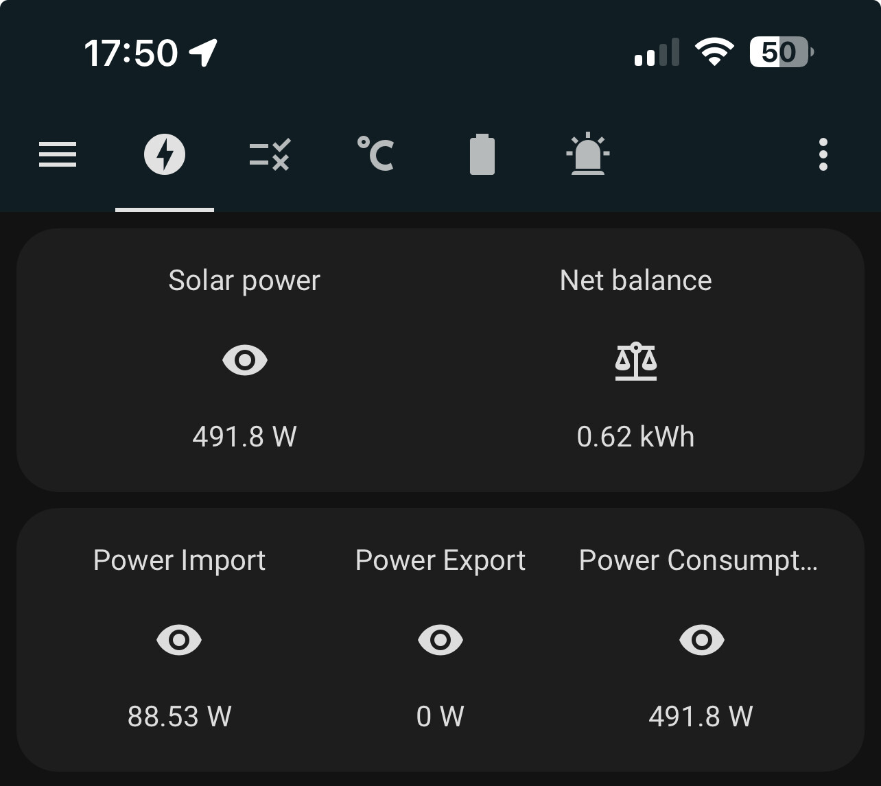 Shelly 3EM 3-phase Net Metering templates for Import, export and ...